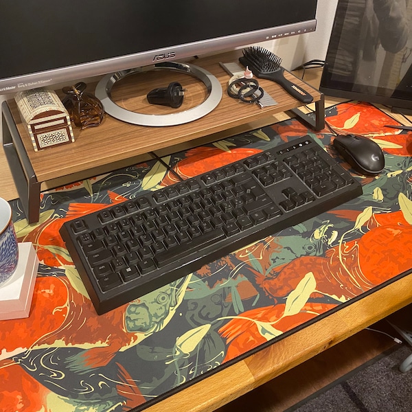 Sockeye - Desk Mat | Giant Mouse Pad - Original Artwork - Stitched Edge ...