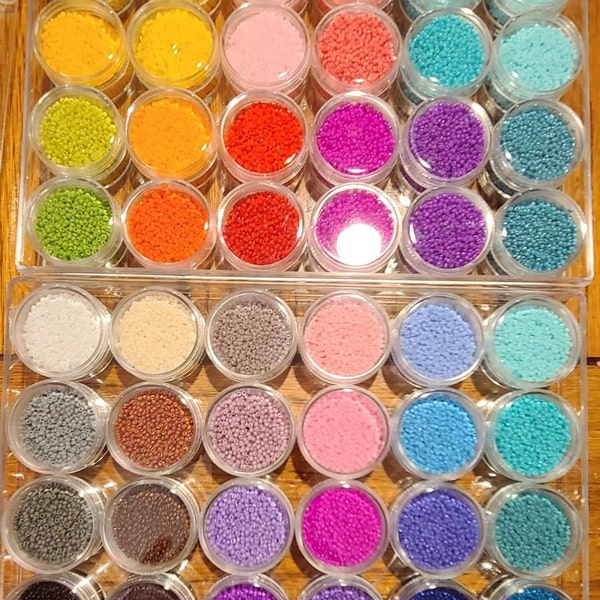 11/0 Opaque Round Seed Bead Set 32 Colors - Etsy