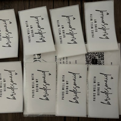 Modern Hostess Gift Wine Labels Labels Bridal Shower Hostess Gift Baby ...