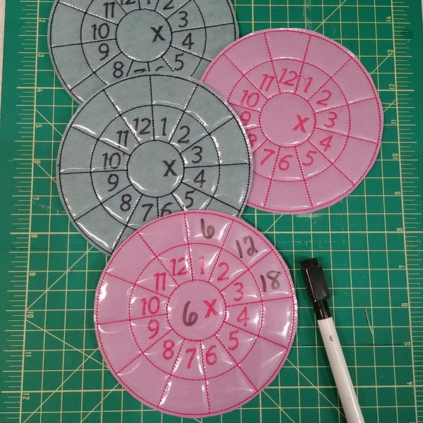 Times Table Wheel Embroidery Design File - Etsy