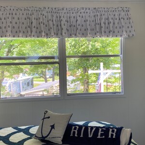 Retro Home Economics Kitchen Lined Valance Window Treatment - Etsy