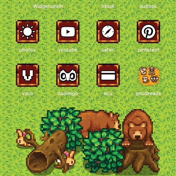 Super Mario World Custom Ios Theme Pack I Retro Game Theme | Custom App ...