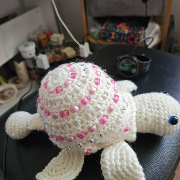 Crochet Fidget Turtle Pattern: Interactive Sensory Toy With Retractable ...