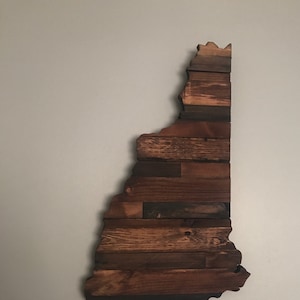 Rustic Wood State Cut Out, Large State Cutout, Wood State Outline ...