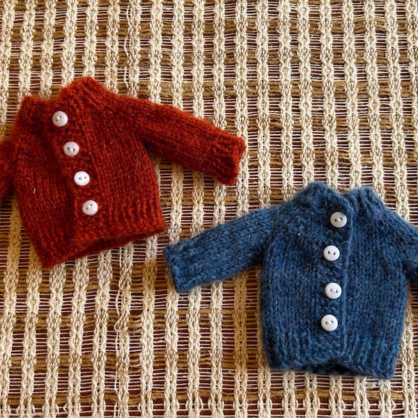 Maileg Mouse KNITTING PATTERN Sheep Cardigan for Big Sister on Easter ...