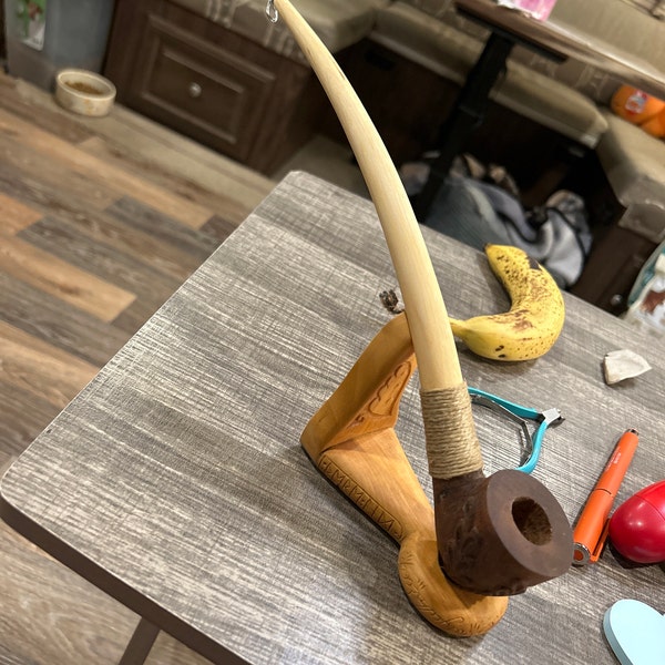 The Hobbit Bilbo's Pipe, Wooden Handmade Pipe, Bilbo Baggin's Pipe ...