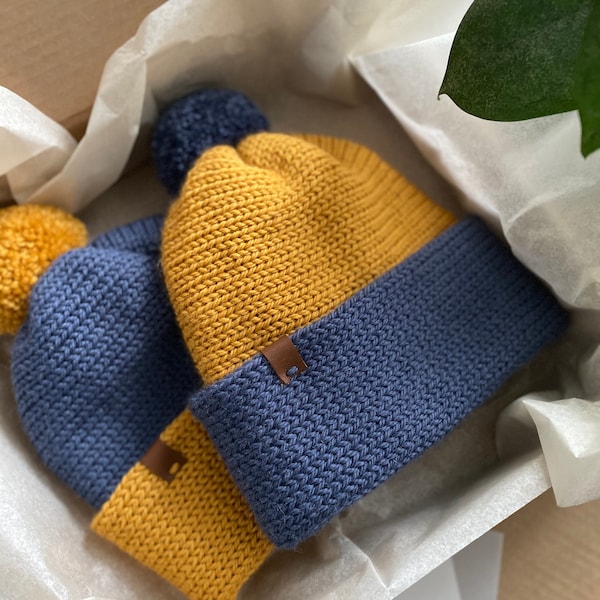 Horizontal Stitch Hats (PATTERN PDF for Addi Express Kingsize Knitting ...