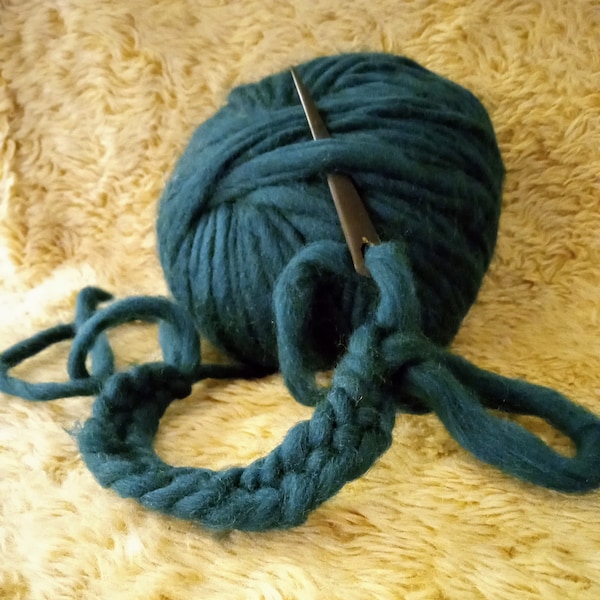 Super Chunky Bulky Knitting Yarn | 200g Australian 100% Merino Wool ...