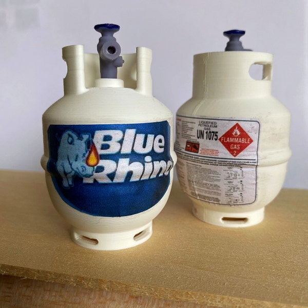 1:6 Scale Propane Tank 3D Printed Miniature Model Garage Diorama Action ...