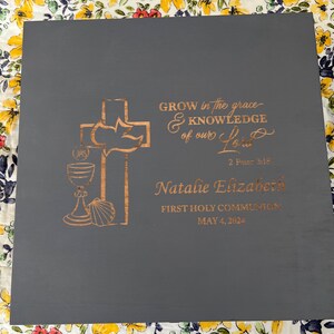 First Holy Communion Gift Box, Memory Box, 1st Communion Keepsake Box ...