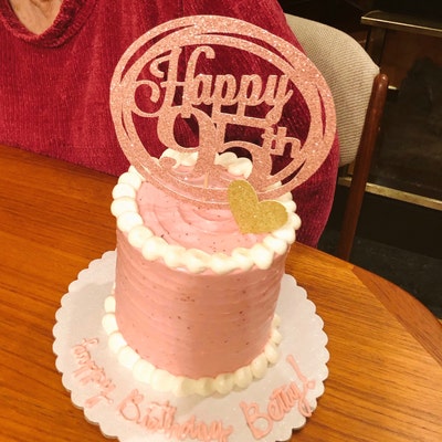 Happy 95th Cake Topper, Happy 95th Birthday Cake Topper, Birthday Cake ...