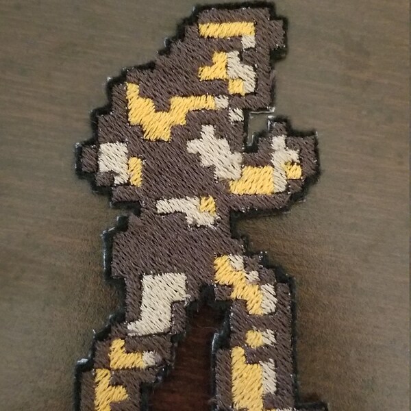 Trevor - Iron on Patch. Pixel Art Castlevania 3 Inspired Shiny Metallic ...