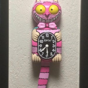 Kit-cat Klock© Custom Clock Original Art Custom Painted Zombie Kitty ...