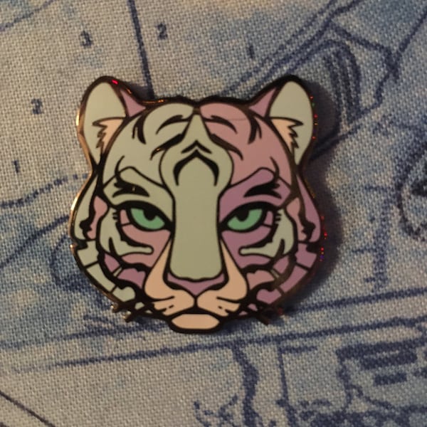 Tiger Night- Hard Enamel Pin - Etsy