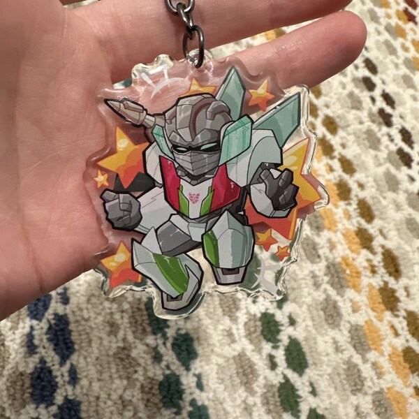 Smol Ninja Go Acrylic Keychains - Etsy