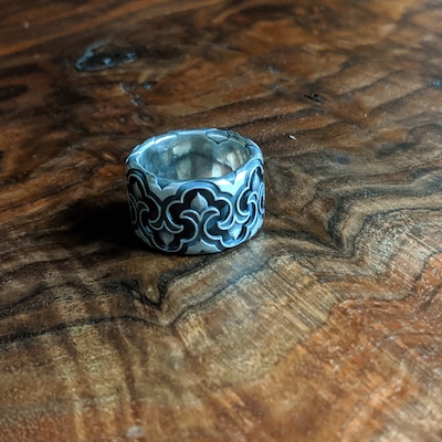 Cappadocia Handmade 925k Oxidized Sterling Silver Statement Ring ...
