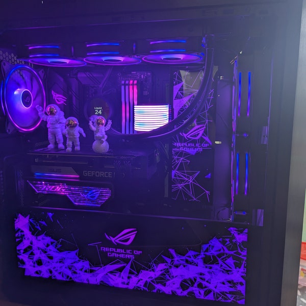 Custom Rgb Pc Case Light Decoration Board Panel Water Cooling Pc Decor ...