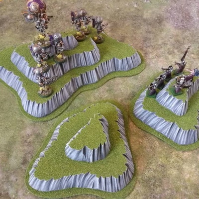 Wargame Terrain Forest Trees Set PAINTED Miniature Wargaming & RPG ...