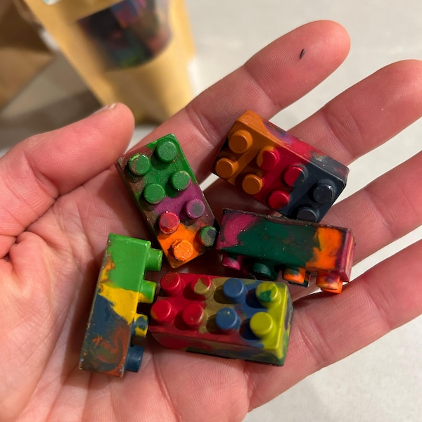 Recycled Brick Crayon Set / Set of 10 Bricks - Etsy