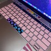 Pastel Pink Keyboard Stickers MacBook Keyboard Decal Decal Pink Vinyl ...