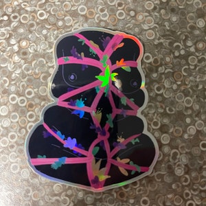 Submission / Hard Enamel Pin / Shibari / Rope Bunny / BDSM / Kinky / Bondage / Tied up / Erotica ...