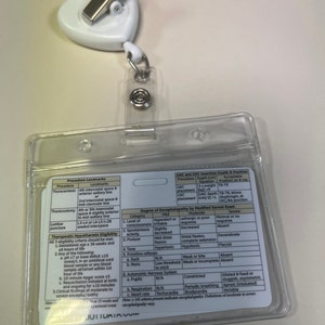 Neonatal Reference Card NRP Apgars NICU Nurse NNP Quick Badge Resource ...