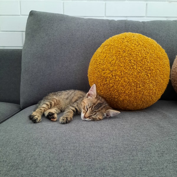 Make Your Own Ball Cushion Pillow Sewing Pattern and Tutorial PDF - Etsy