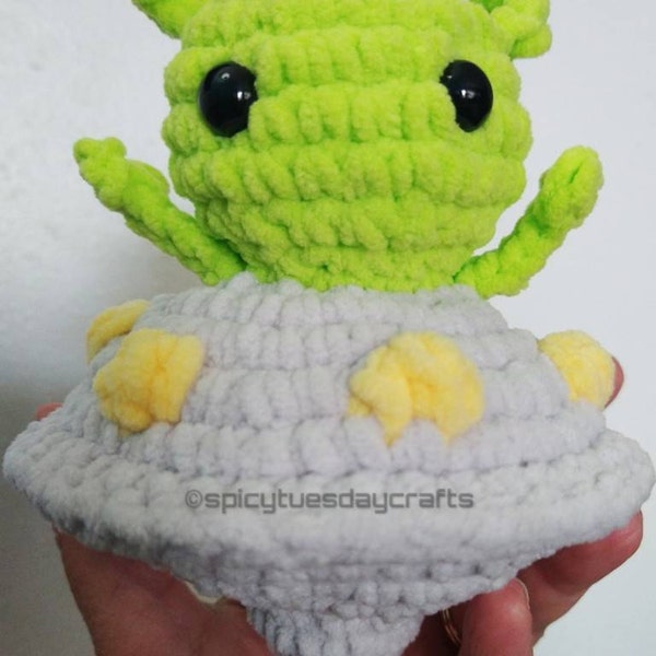 Weebee the Space Invader No Sew Crochet Pattern - Etsy Australia