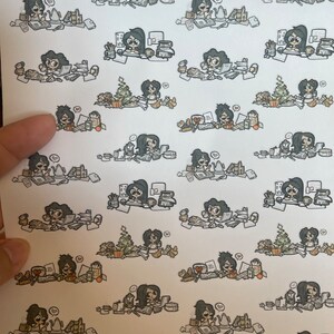 D067 / Smoke Digital and Printable Stickers, Silhouette Cut File ...