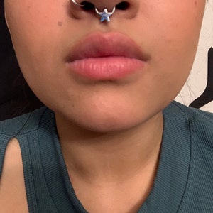 16G Star Septum Jewelry/septum Ring/daith Jewelry/helix Hoop - Etsy