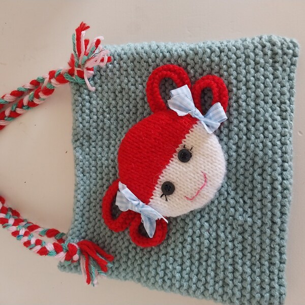 Jolly Dolly Bags - 6" (15cm), Child's Knitted Bag Pattern - Bag ...