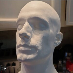 JOHNNY DEPP Made to Order Actor Plastic White Resin Life Mask | Etsy