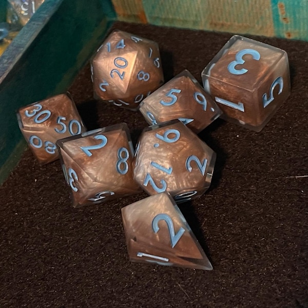 Arctic Blue Dice (2d6 Pair) - Etsy