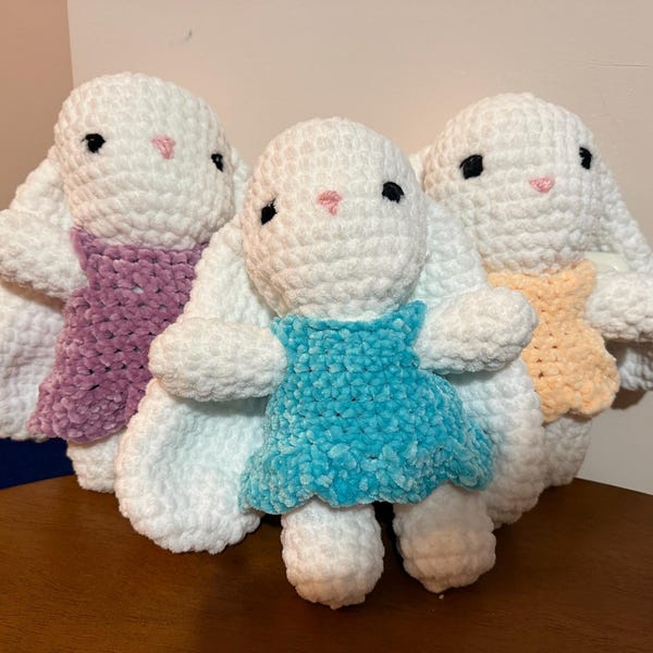 10 in 1 Bunny Clothing Crochet Pattern | Bunny + Clothing - Etsy