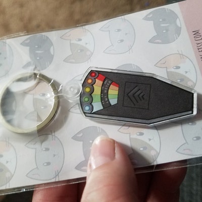 EMF Meter, Acrylic Keychain, Ghost Hunter Gifts, Birthday Gifts for ...