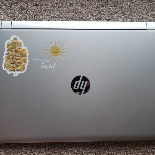 Birch Tree Waterproof Vinyl Sticker, Tree Sticker for Laptop, Water ...