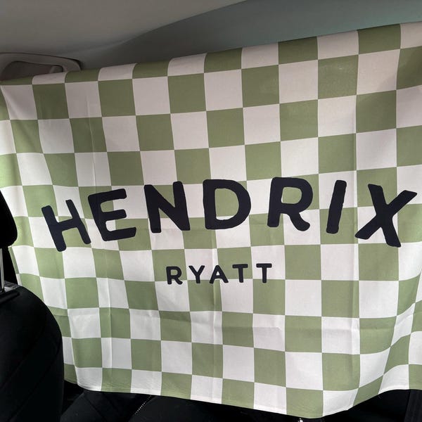 Custom Colorful Name Banner | Custom Pennant | Personalized Name Wall ...