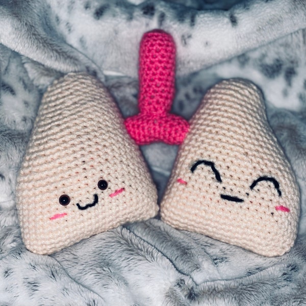 Anatomical Lungs Crochet Pattern! PATTERN ONLY Instant DOWNLOAD ...