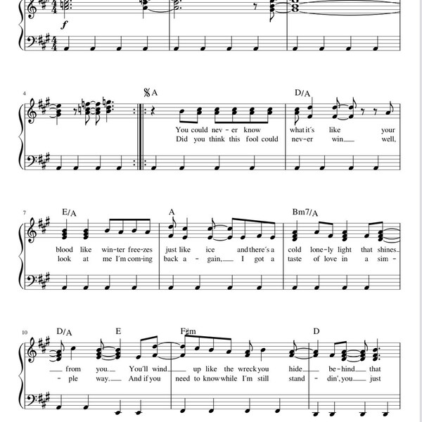 Alan Walker Faded hard Piano Sheet Music - Etsy