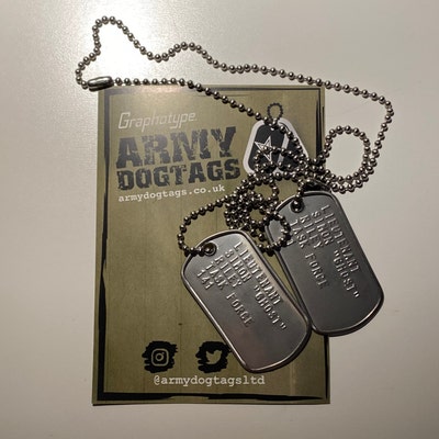 Simon 'ghost' Riley US Military Dog Tag Set - Etsy