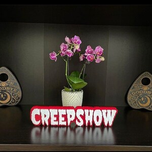 Creepshow Sign / Horror Movie Logo / Creep Show Bookcase Display ...