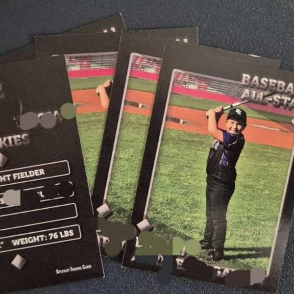 Baseball Trading Card • Custom Printed Trading Card • Personalized ...