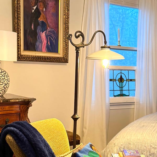 7" Glass Cone Shade, 2-1/4" Inch Fitter Size Neck - Pendant Lamp Shade ...