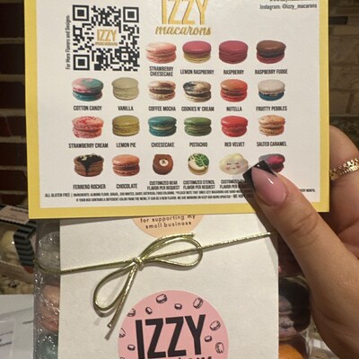 Izzy French Macarons Surprise Me Flavors Assorted Standard Packaging ...