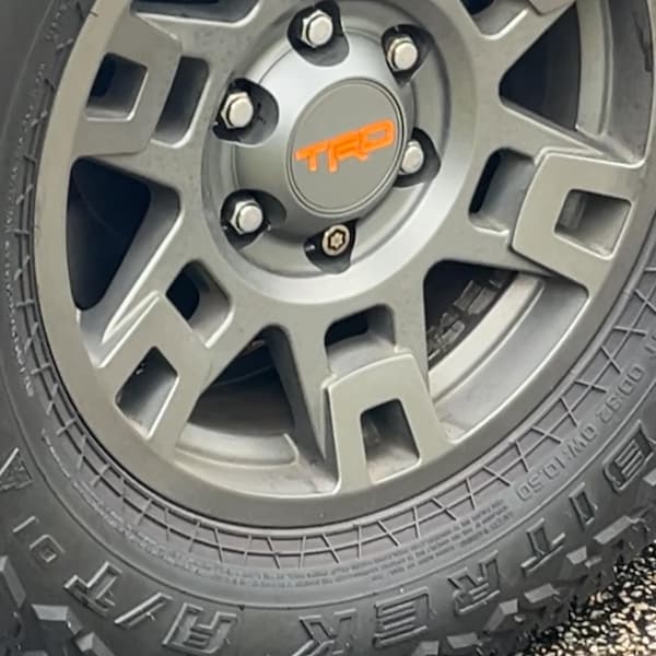 TRD Wheel Center Cap Inlay Decal for 2016-2024 4runner. - Etsy