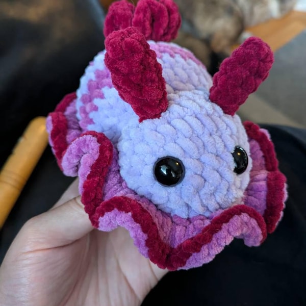 Dorid Nudibranch Amigurumi Pattern, Crochet Sea Slug Pattern Only - Etsy