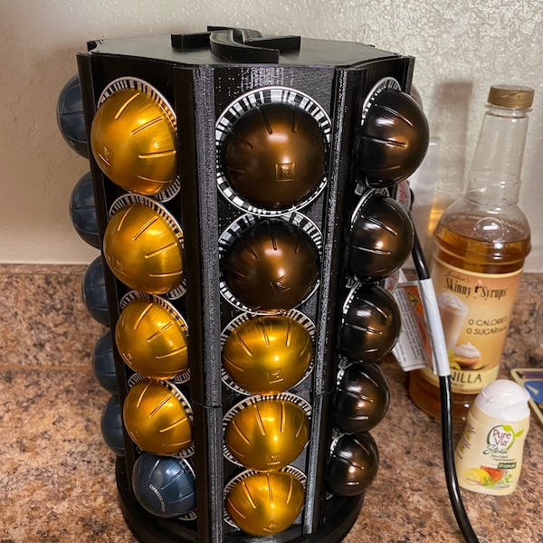Spinning Carousel for Nespresso Vertuo Coffee Pods - Made in Canada - Etsy