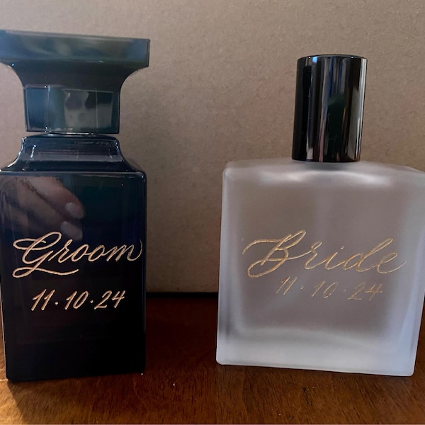 Custom Engraved Perfume Bottle, Gift From Bride, Bridesmaid Box Gift ...