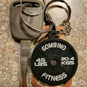 Dumbbell Keychain 3d Printed | Etsy