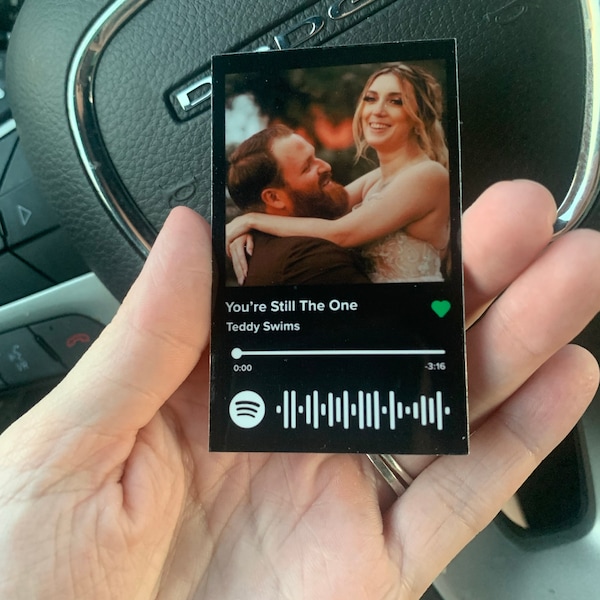 CUSTOMIZABLE Spotify Album Sticker | Scannable Spotify Code | Personalized Birthday ...